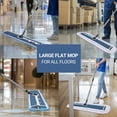 Industrial Mop, Extra Large Floor Mop with Microfiber & Cotton Pad ...