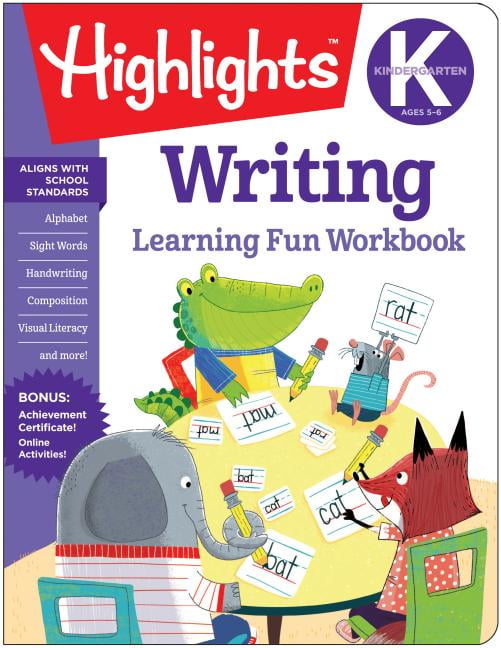 Highlights Learning Fun Workbooks: Kindergarten Writing (Paperback ...
