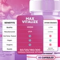 Max Vitalize Advanced Formula Natural Supplement Pills for Max Strength ...
