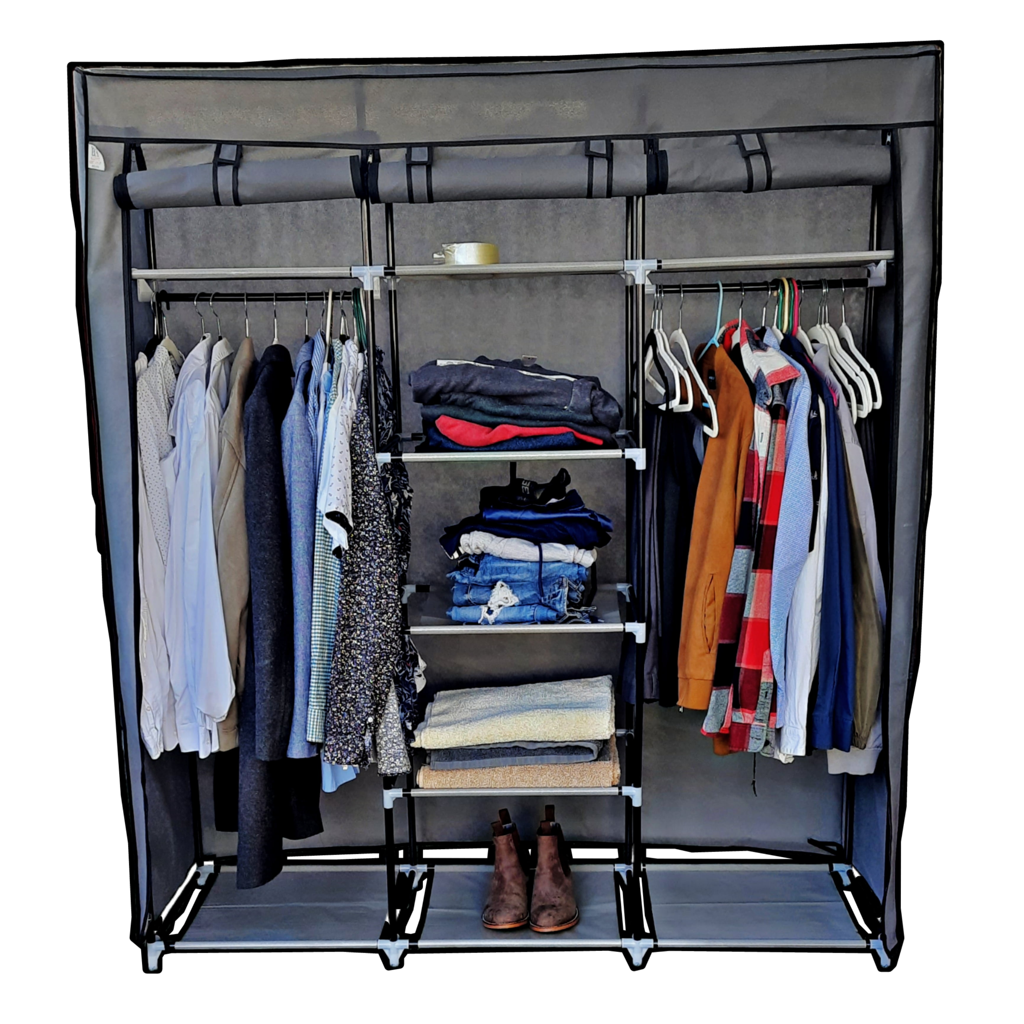 Closet Armable Ropero Armario Organizador de Ropa Mueble Zapatera ...