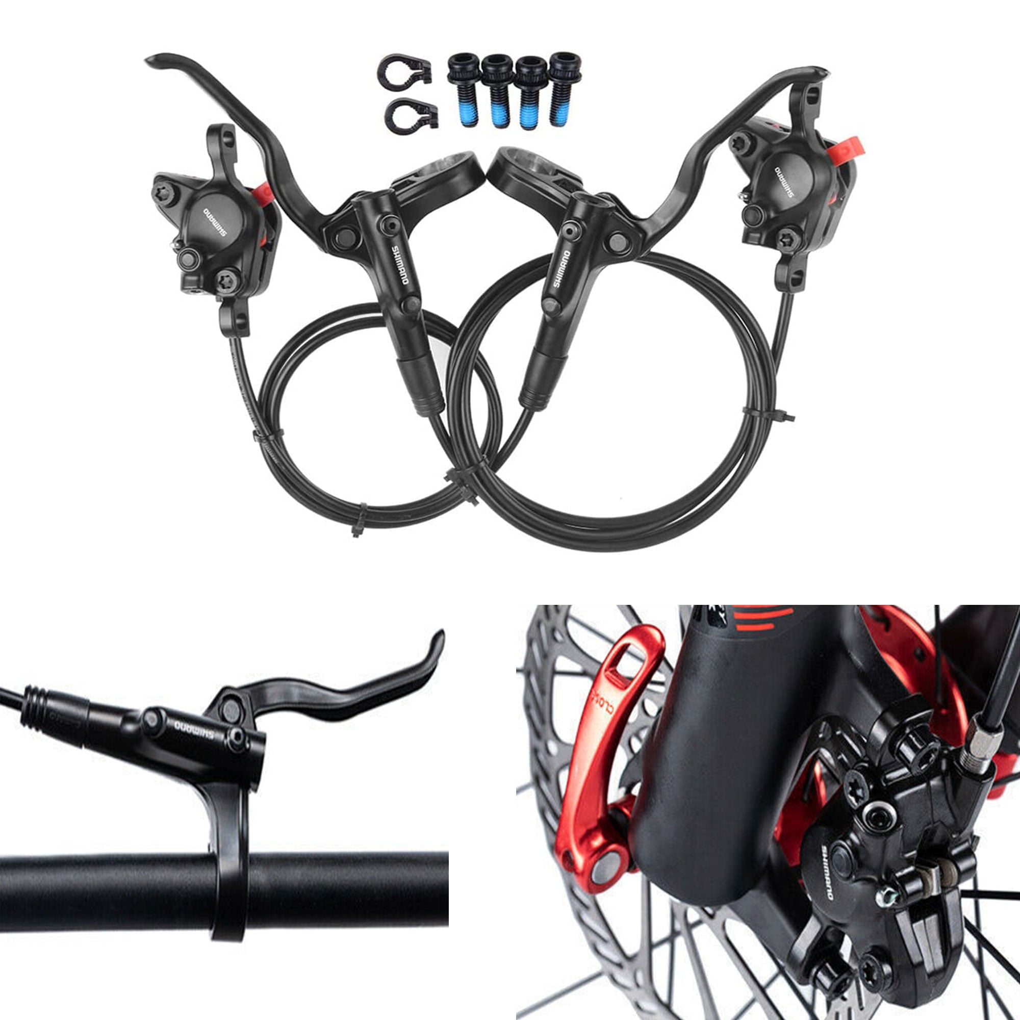 Shimano MT200 MTB Hydraulic Disc Brake Set,Left Front Right Rear ...