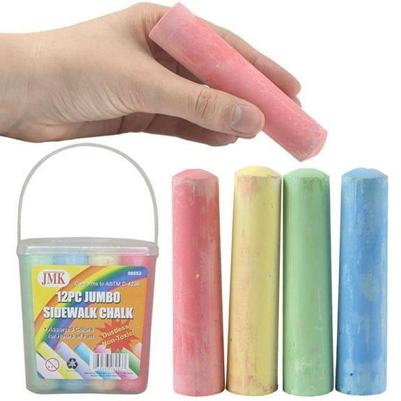 Toysmith Jumbo Sidewalk Chalk 20 pieces - Walmart.com