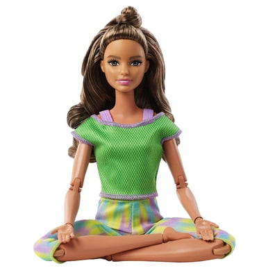 Barbie Made to Move Yoga Doll Green Workout Clothes 10.5" | Walmart Canada
