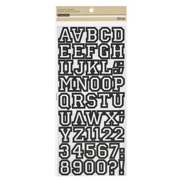 12 Pack: Bling Alphabet Letter Sticker by Recollections™ - Walmart.com
