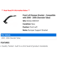 Front Left Bumper Bracket - Compatible with 2000 - 2006 Chevy Tahoe ...