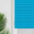 Yipa 23 x 70 Inch Self Adhesive Cordless Blackout Pleated Blinds Shades ...