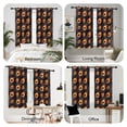 Basketball and Flame Black Pattern Blackout Curtains,Triple Weaved ...