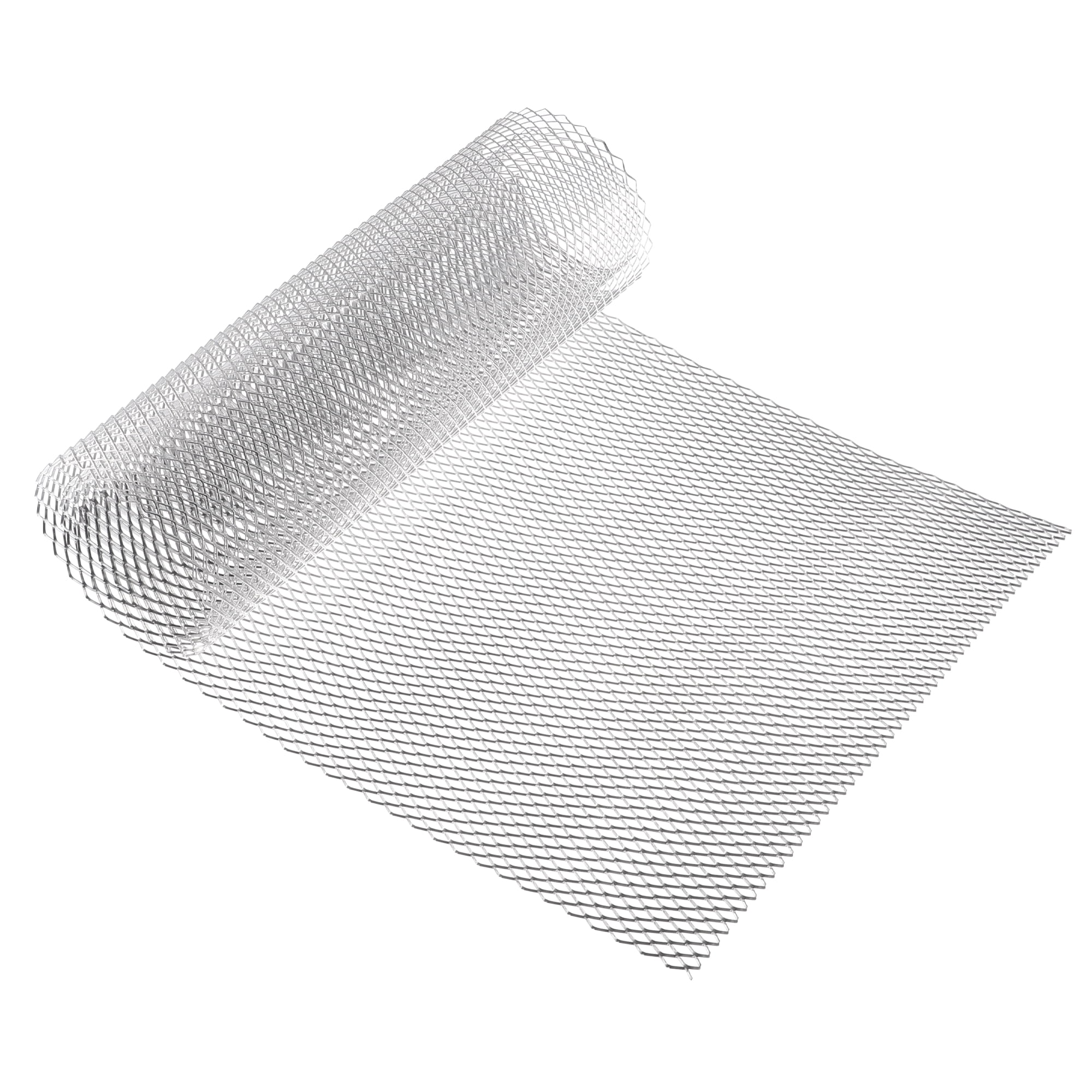 Unique Bargains Car Grill Mesh 100x33cm 40"x13" 12x6mm Rhombic Hole ...