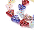 2Strand Handmade Bumpy Glass Beads Strands Mixed Color 16~16.5x14.5 ...