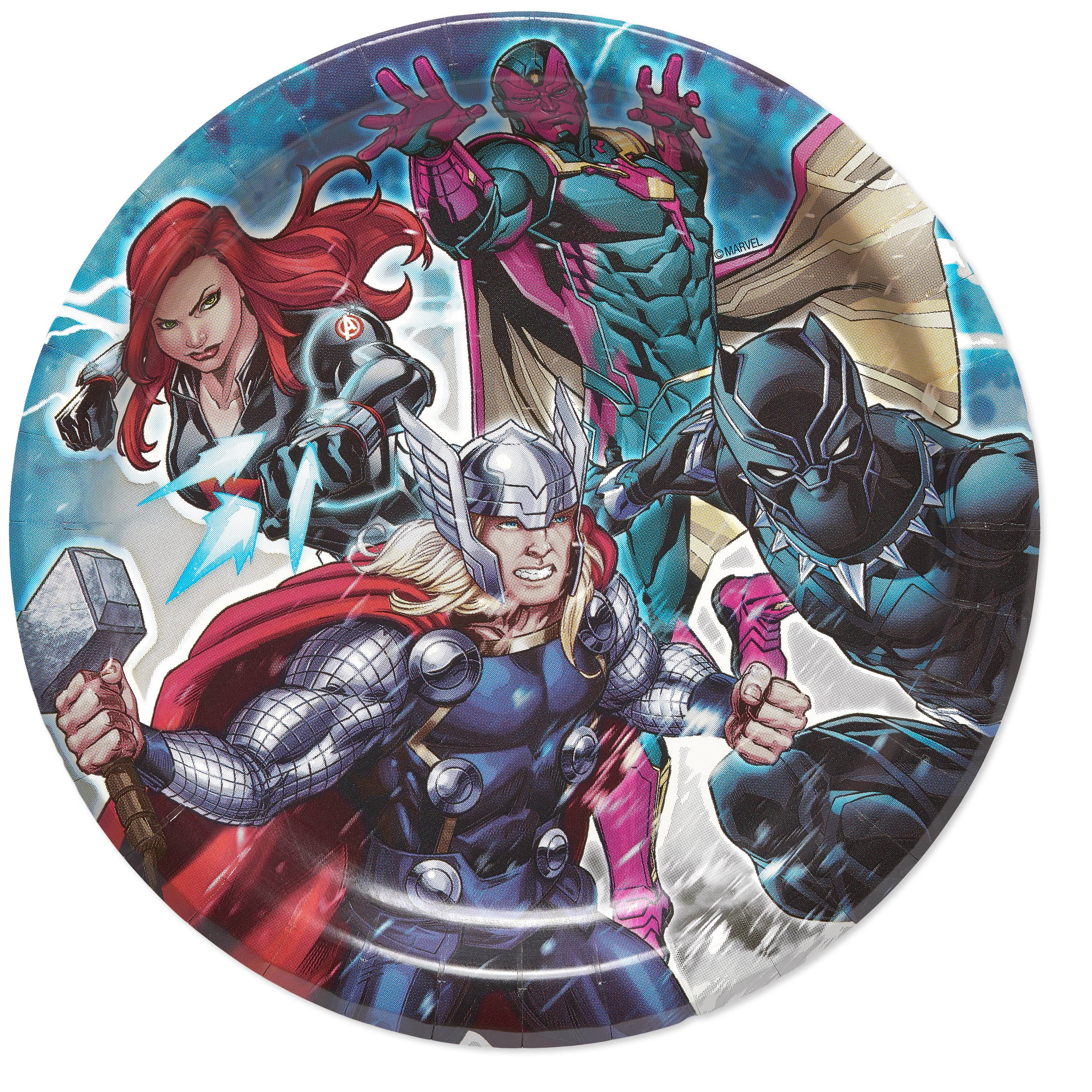 7" Avengers Paper Party Plates, 8ct - Walmart.com