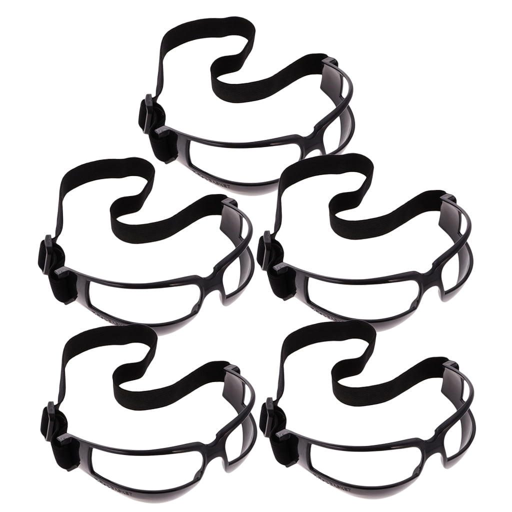 (Pack 5) Black Dribble Specs Dribbling Goggles Basketball Sport ...