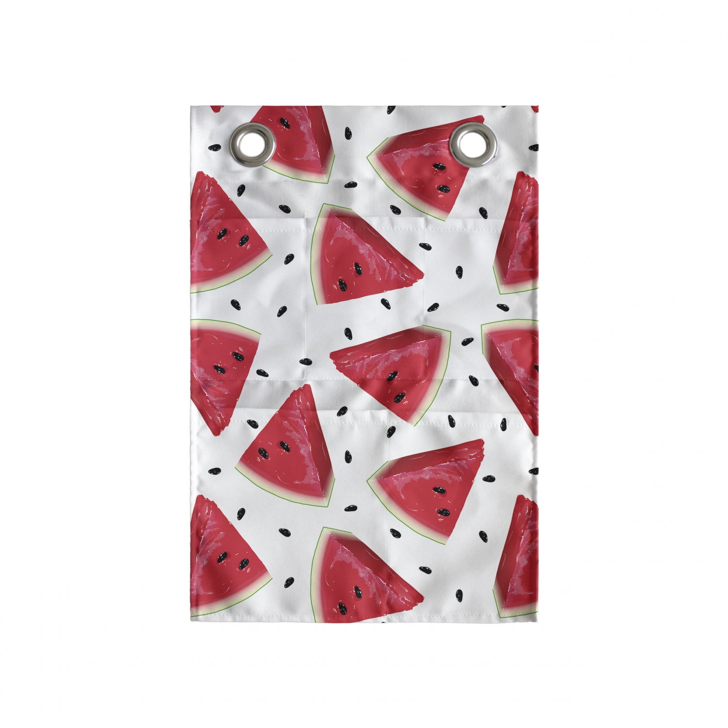Melon Hanging Pocket Organizer, Pieces of Realistic Drawn Watermelon ...