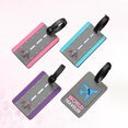 FESTFENDS 4Pcs Luggage Tags Interesting Baggage Label Fun Luggage Tags ...