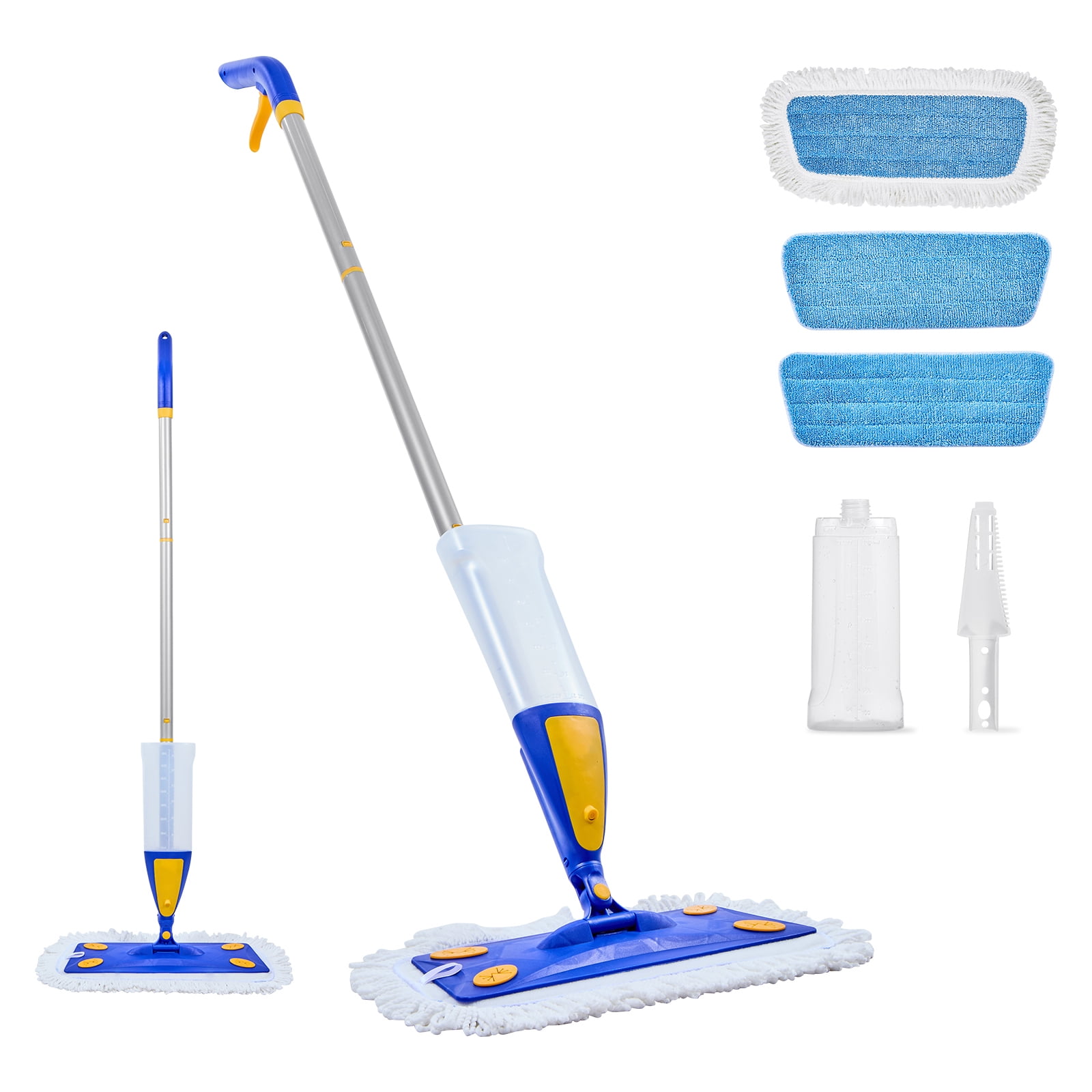 Click here for Kffkff Spray Mop  With 3 Washable Pads For Dry And... prices