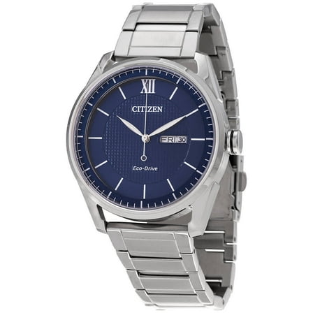 Citizen PCAT Eco-Drive Men's Watch, Blue Dial, Stainless Steel, 43mm ...