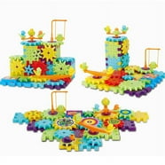 81 Piece Funny Bricks Gear Building Toy Set - Interlocking Learning ...