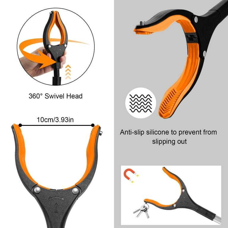 Grabber Tool NOEAIKE Grabber Reacher Tool,3-Pack 32\" Foldable Reacher ...