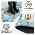 Blue Children's Day Bathroom Runner Rugs Non Slip Washable Absorbent ...