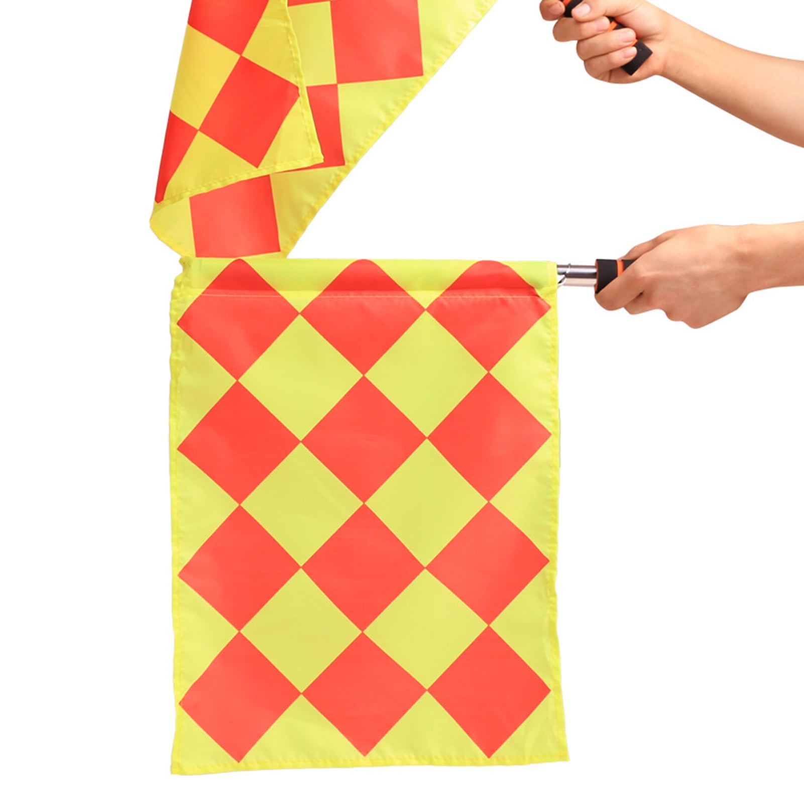 harmtty 1 Set Trial Flag Plaid Waterproof Fade Resistant Command Signal ...
