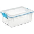 Sterilite 7.5 Qt Gasket Box, Clear Plastic Storage Container with ...