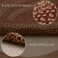 Burgundy Tan Jute Rug Rect w/ Pad 27x48 - Walmart.com