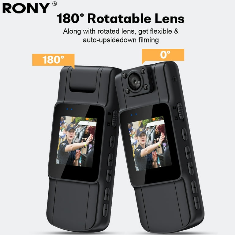 Micro Camera 1080P Mini Body Camera - Hands-Free Wearable Cam For ...