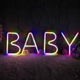 Neon Alphabet Light-colorful LED Alphabet Light- Battery & USB Powered ...