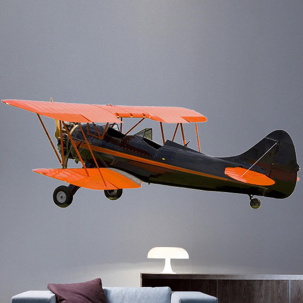 Wallhogs Vintage Biplane Cutout Wall Decal - Walmart.com