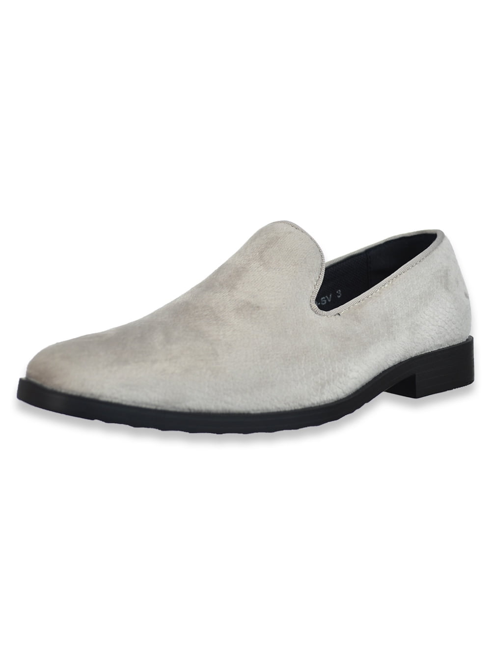 Easy Strider Boys' Slip-On Dress Shoes - silver, 5 youth - Walmart.com