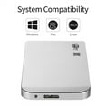128TB Portable Mobile External Usb Hard Drive, Slim Hard Disk Memory ...