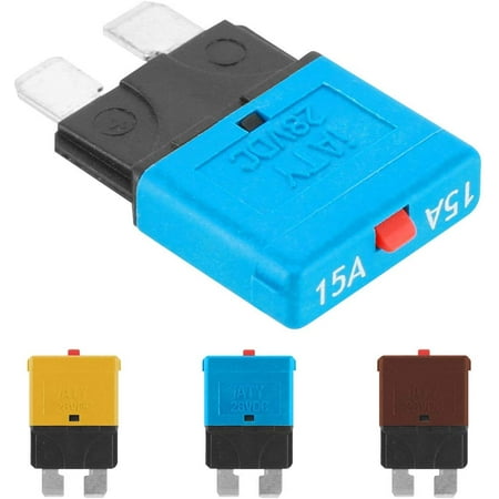 Car Blade Fuse Kit Resettable uto Fuses 10 mp 15 mp 20 mp 3Pcs/Set ...