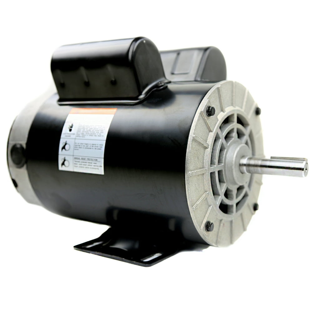 3 HP 3450 RPM Electric Motor Compressor Duty 56 Frame 1 Phase 5/8 ...