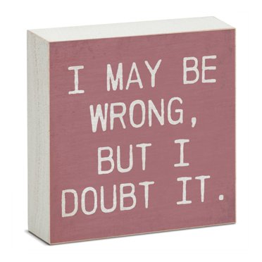 CounterArt "Let Everything" Artistic Freestanding Solid Wood Block Sign ...