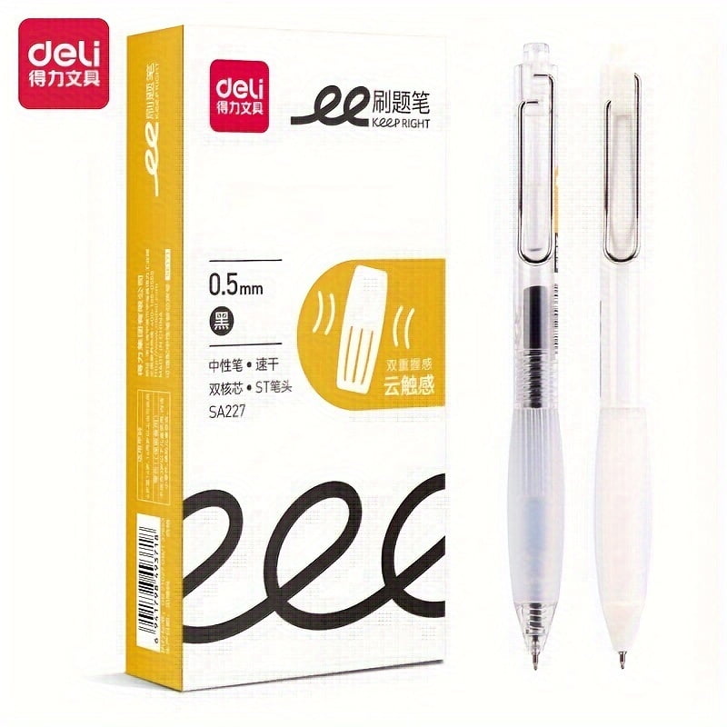 Click here for Grm Deli 0.5mm 12pcs Retractable Gel Pen student &... prices