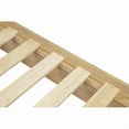 LHYY King Size Wooden Platform Bed with Fluted Panels Headboard–Modern ...