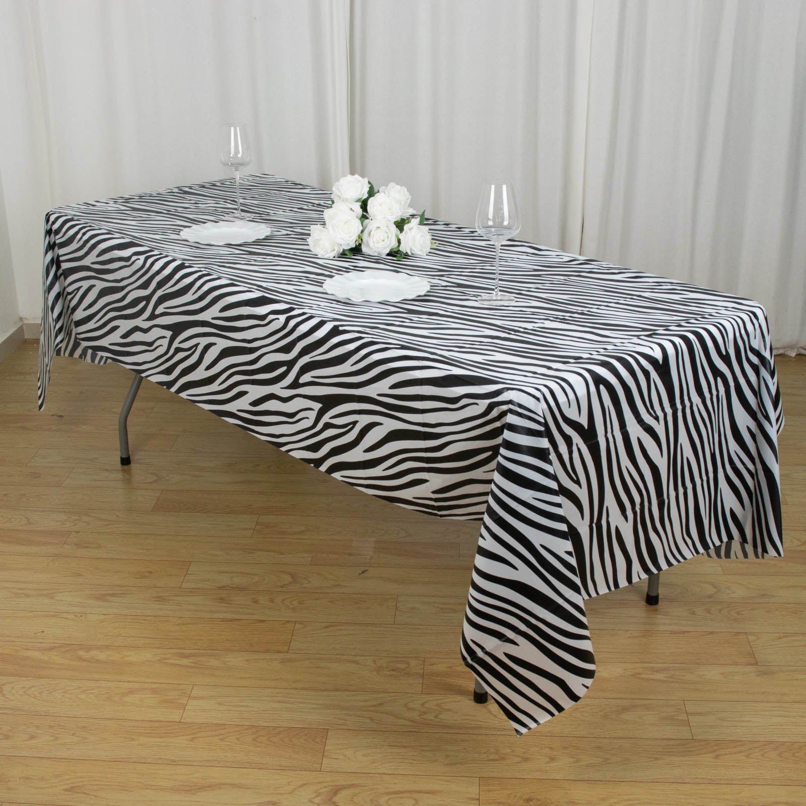 Efavormart Set Of 5 | 54"X108" Animal Safari Theme Waterproof Plastic ...