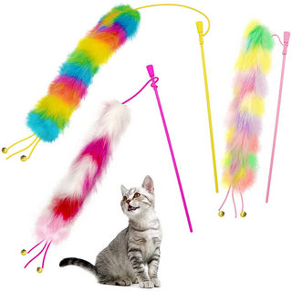 Pet Fit For Life Multi Feather Teaser and Exerciser for Cat and Kitten ...