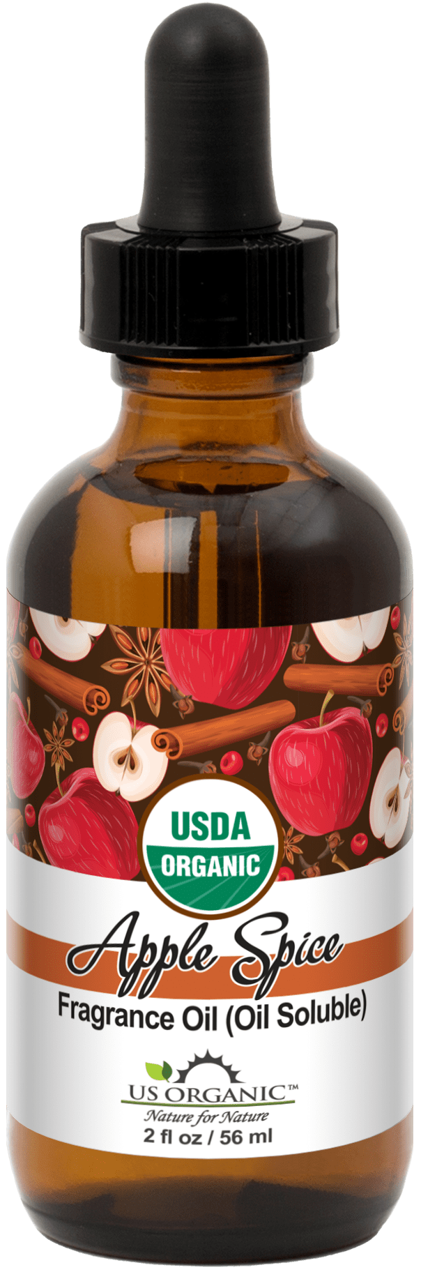 US Organic Apple Spice Fragrance Oil (Oil Soluble), USDA Certified ...