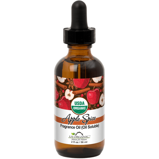 US Organic Apple Spice Fragrance Oil (Oil Soluble), USDA Certified ...
