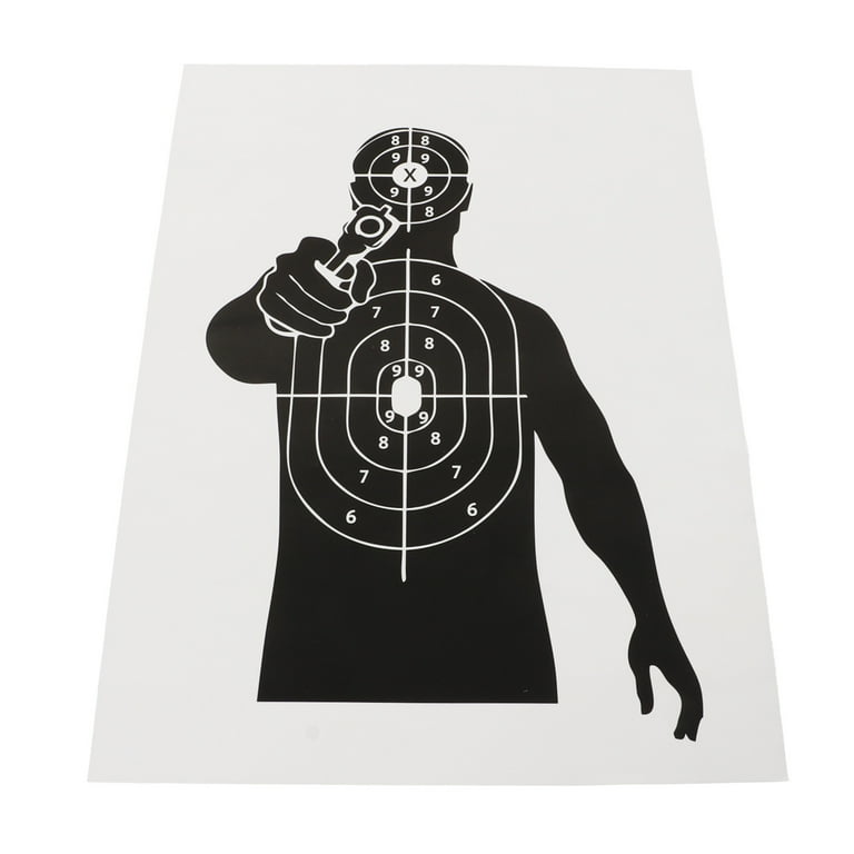 Zombie Silhouette Target
