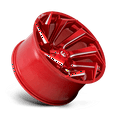 Fuel D754 Reaction 22X12 8X180 -44Et 124.3Cb Candy Red Milled Wheel ...