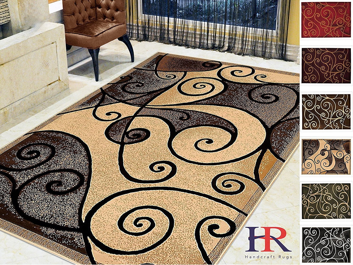 Handcraft Rugs-Modern Contemporary Brand New Area Rugs-Abstract Carpet ...