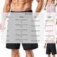 Ceisia Men's Jacquard Pattern Drawstring Casual Shorts Multi-Color Pack ...