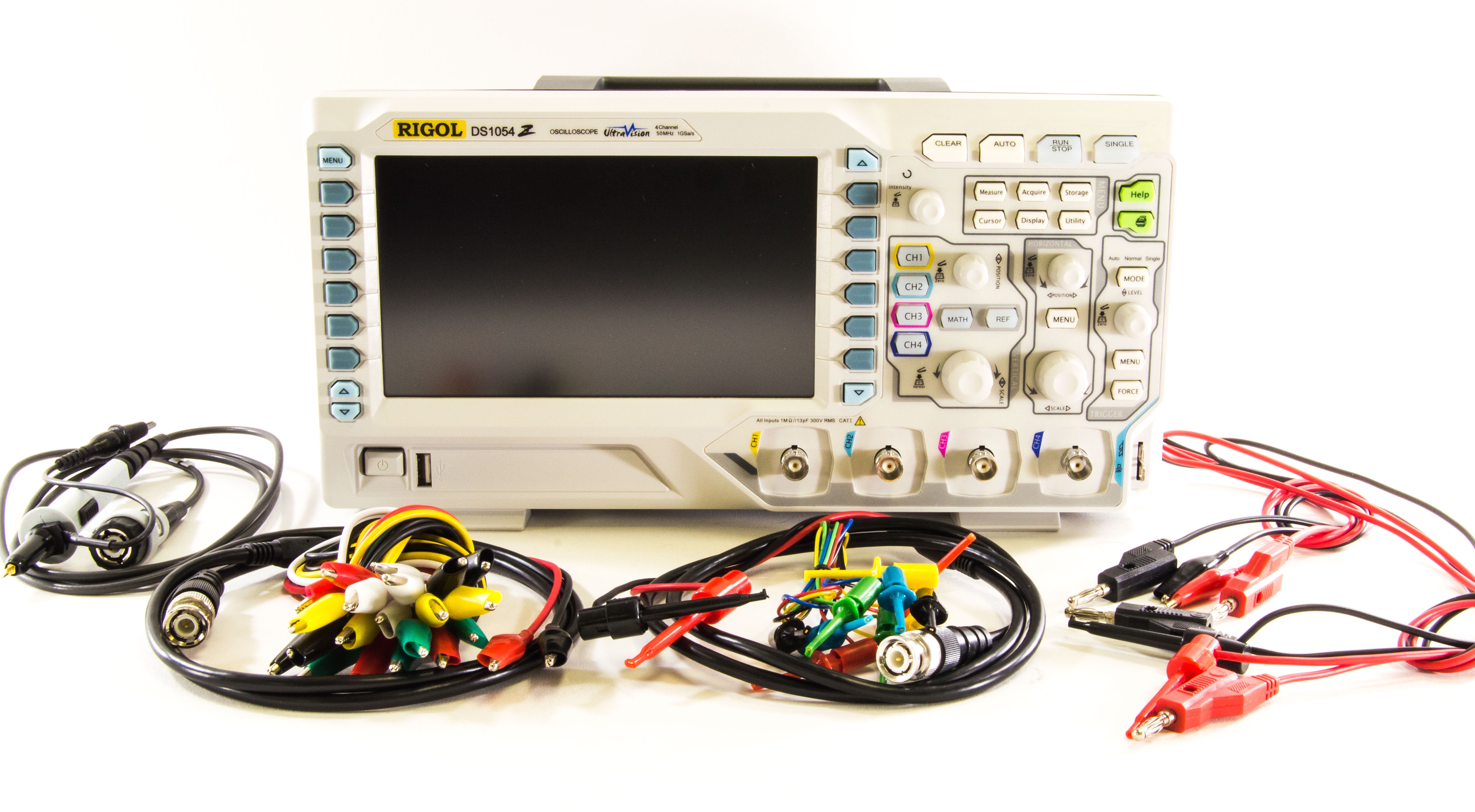 Rigol DS1054Z Digital Oscilloscope (50 Mhz, 4 Channel, 1GS/S Sampling ...