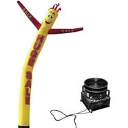20ft Inflatable Tube Man Guy Puppet Dancer Wind Waver, Clown Yellow ...