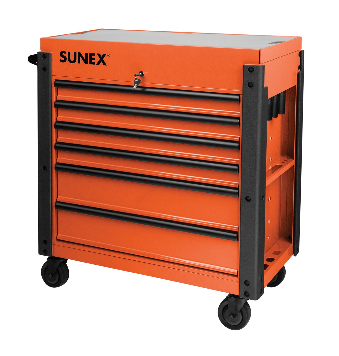Sunex Tools 8035XTFDOR 3 Drawer Slide Top Cart with Power Strip ...