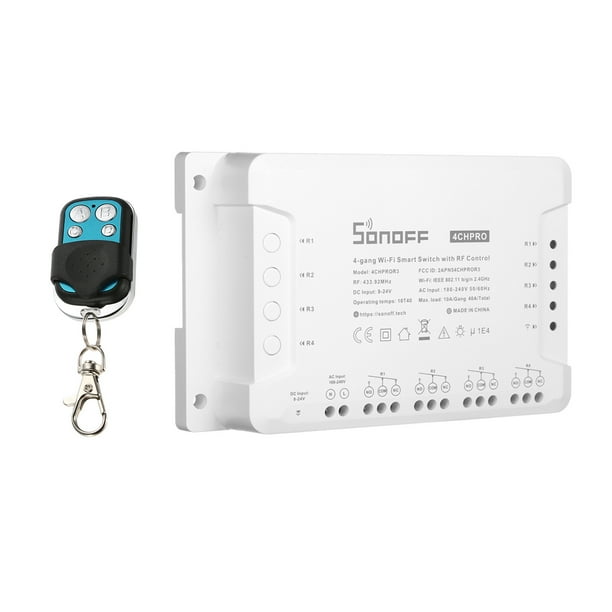 SONOFF 4CH R3 PRO R3 ITEAD RF 433MHz WiFi de 4 bandas | Bodega Aurrera ...