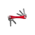 KeySmart Compact Key Holder - Extended, Red, Accommodates 2-8 Standard ...