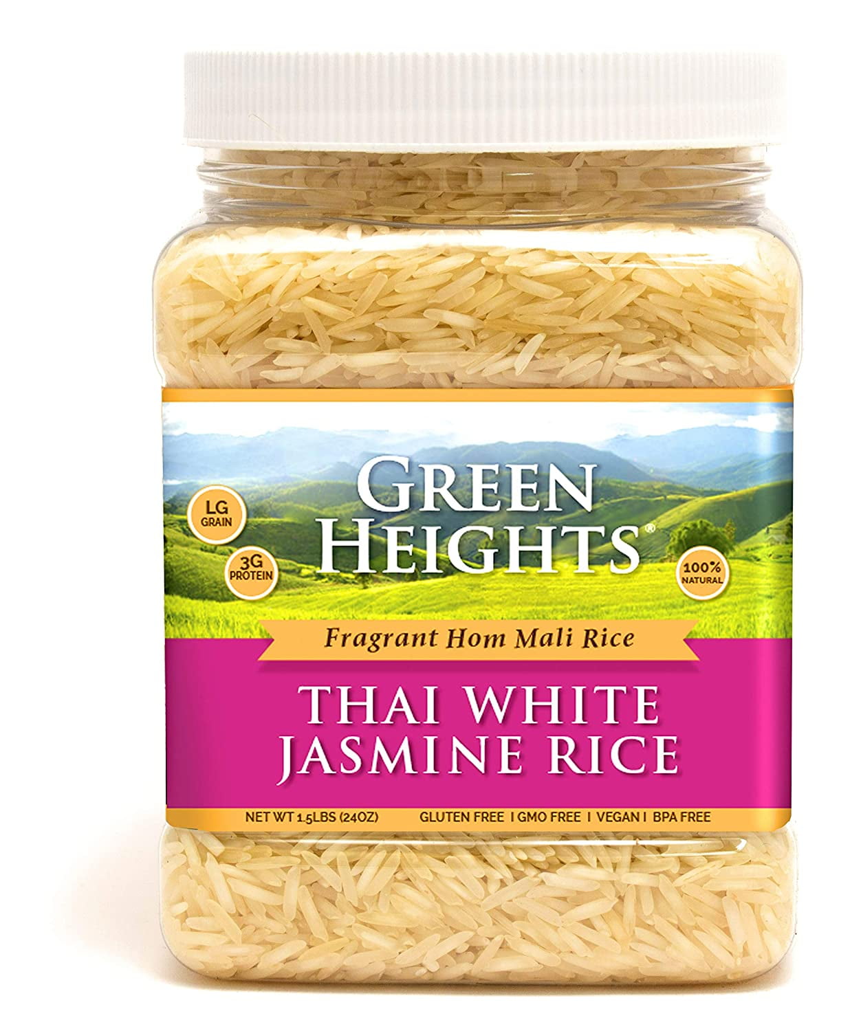 Thai White Jasmine Rice - 24 Ounce (15+ Servings) - Walmart.com