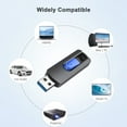 TOPESEL 64GB USB Flash Drives Retractable Slide USB 3.0 Thumb Drive ...